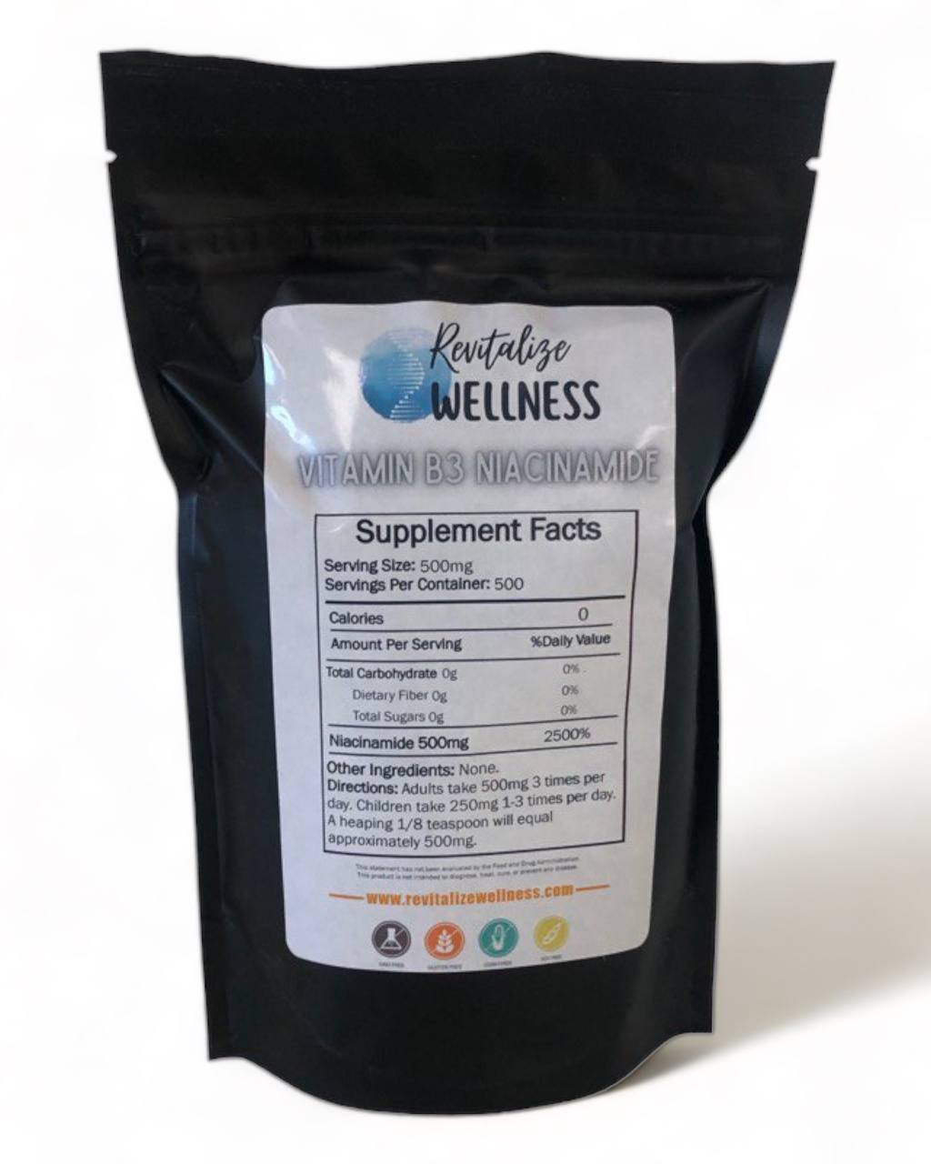 High Quality Niacinamide Powder - 250 Grams – Revitalize Wellness